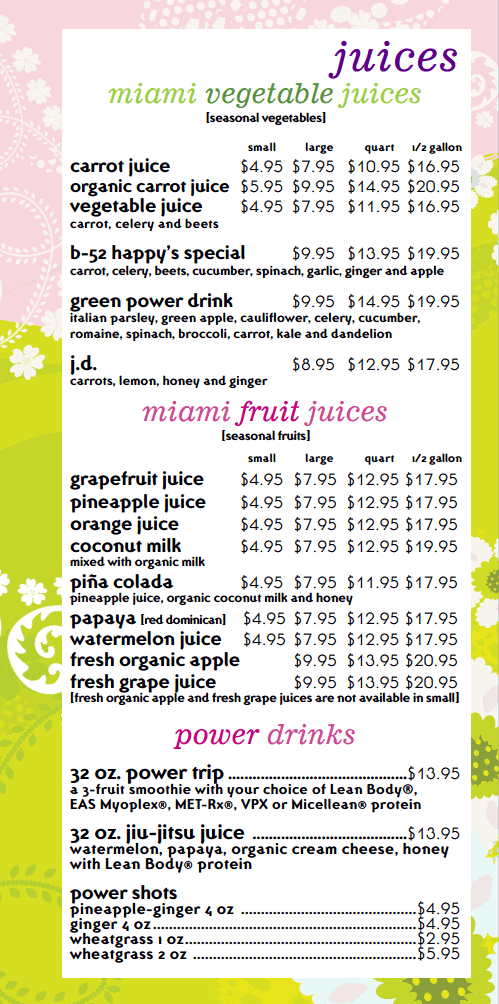 Miami Juice - AMG Realty